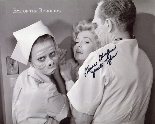 Donna Douglas The Twilight Zone Eye of the Beholder Signed Autograph Photo | eBay