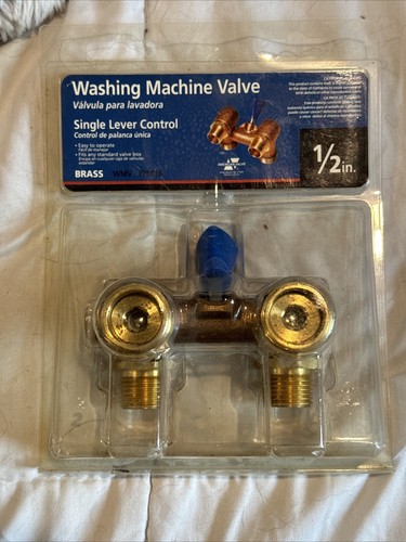 Manual Washing Machine Water Shut Off Single Lever Control Valve 1/2 ...