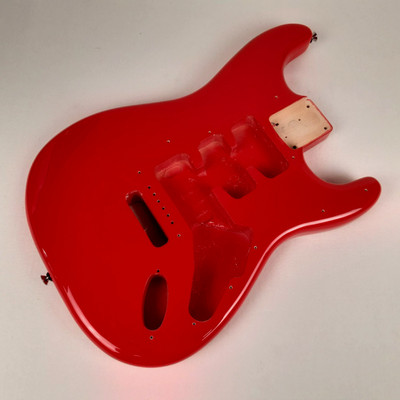 Red Strat Style 44mm Electric Guitar Body ~ Excellent ~ | eBay