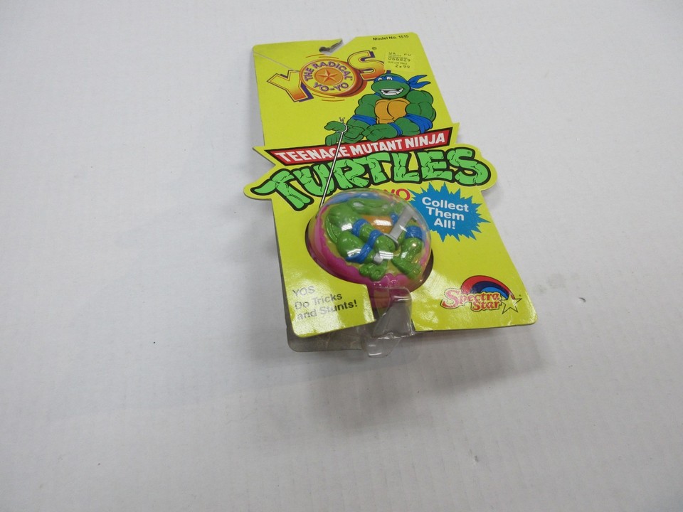 1989 Teenage Ninja Mutant Turtles LEONARDO YO-YO SEALED | eBay