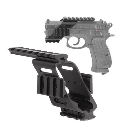 Pistol 20mm P/W Rail Red Dot Scope Sight Polymer Base Mount for G17 G18 ...