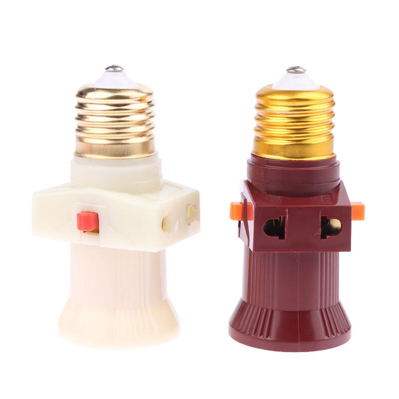E27 Screw Multi-purpose Socket Switch Lamp Holder Plug Socket Lamp Base ...