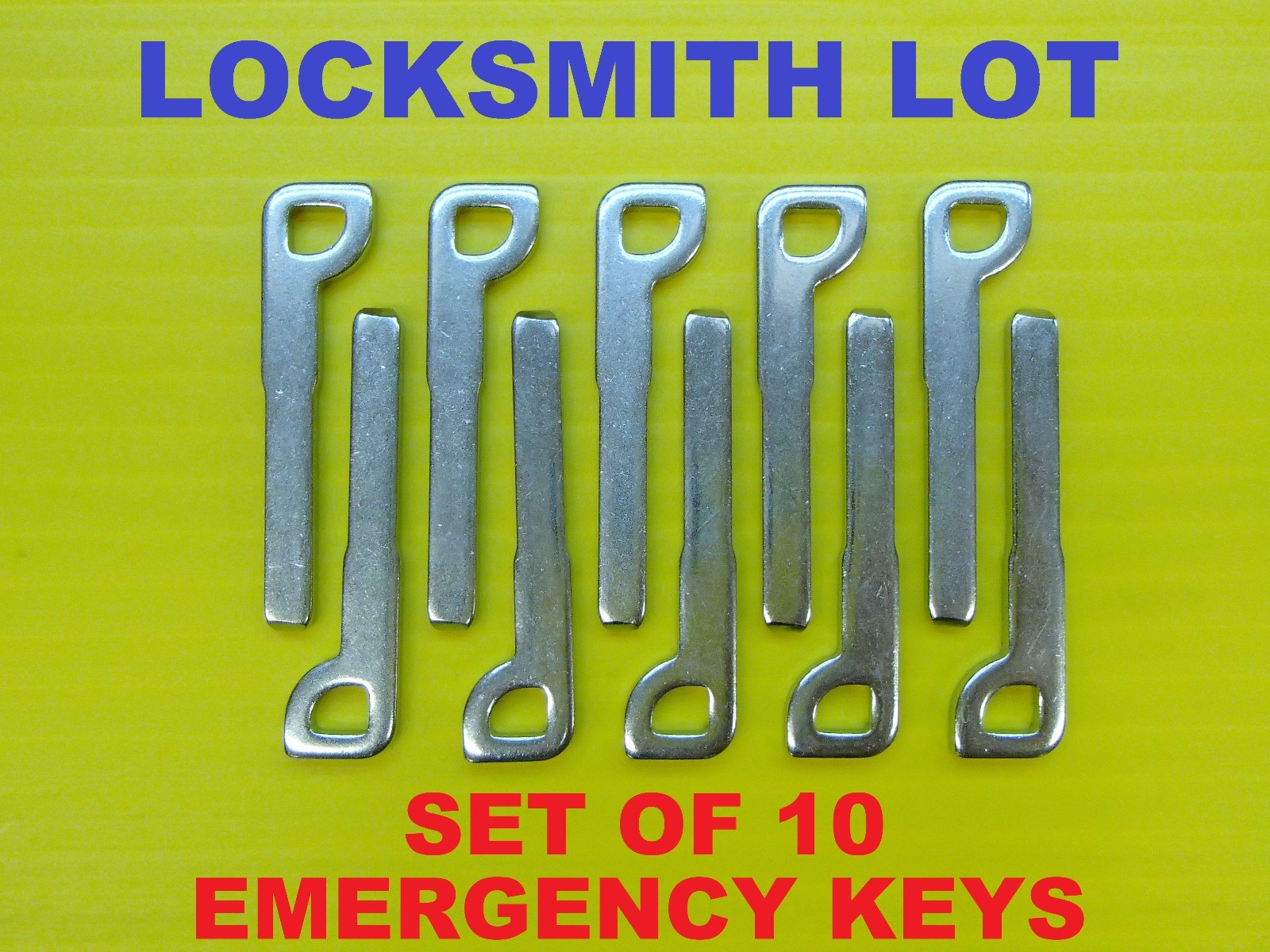 Set of 10 2013-2018 Smart FOB PEPS Remote High Security Emergency Key ...