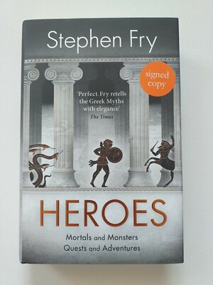 Signed First edition Stephen Fry Heroes | eBay