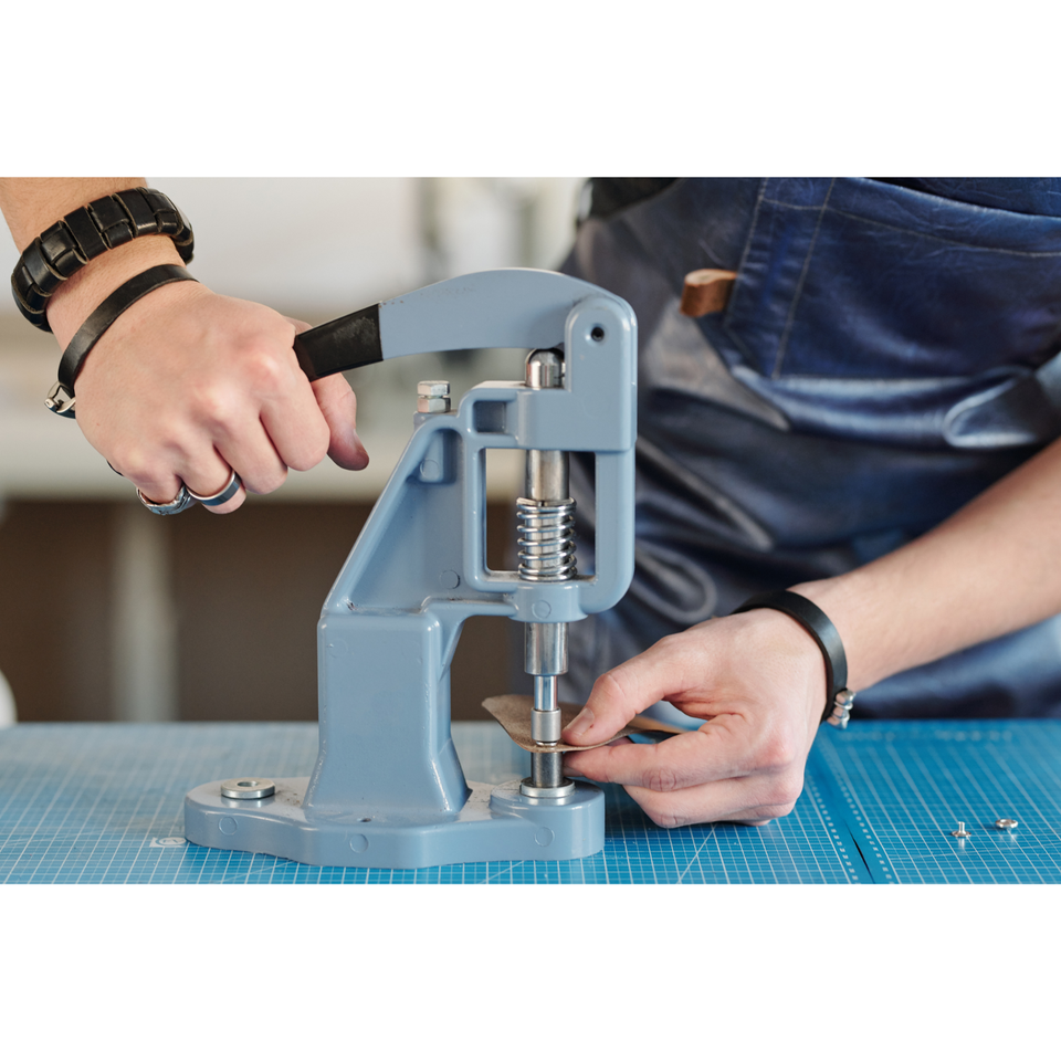 Hand Press Machine Set, Rivets, Eyelets, Grommets, Pearl Snaps ...
