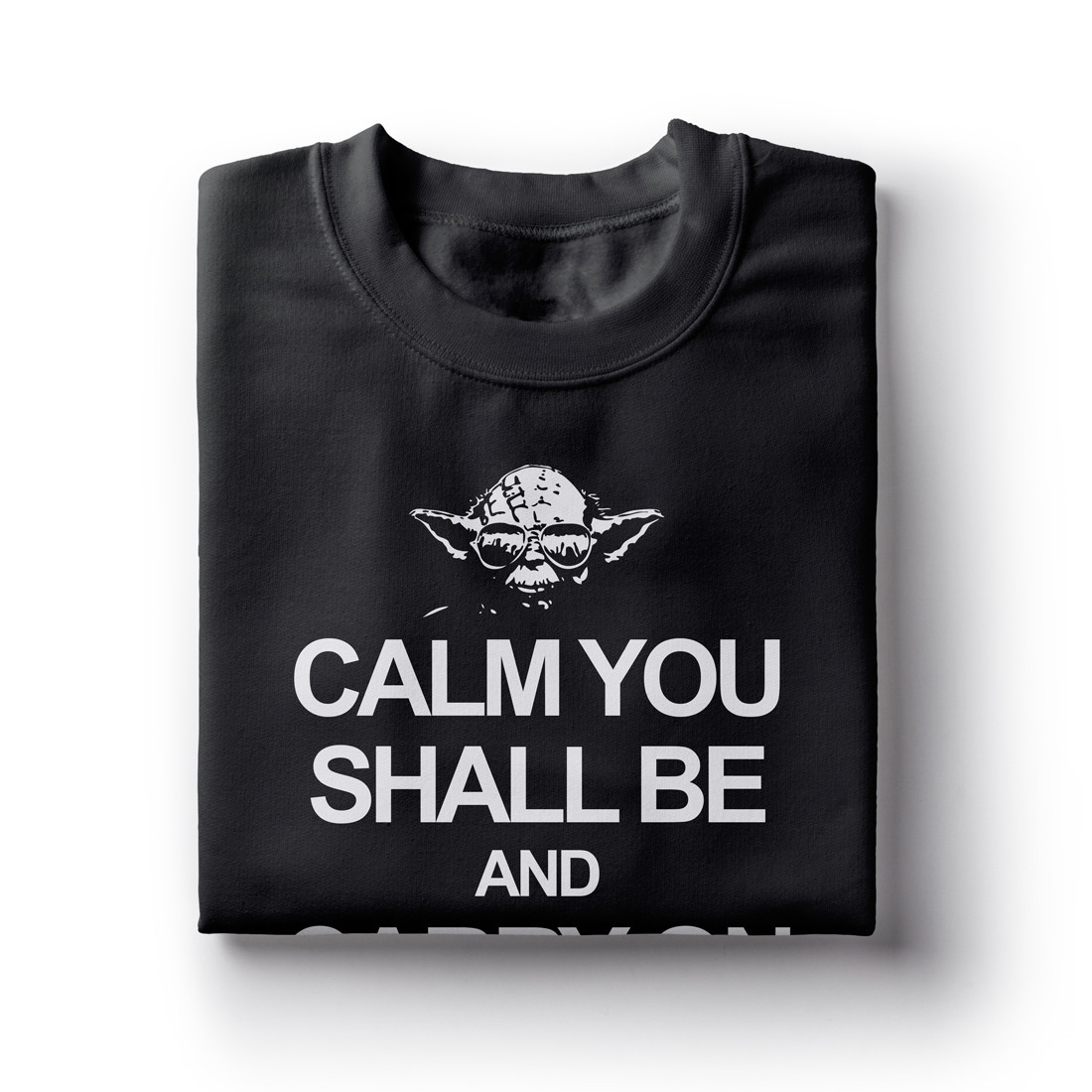 Keep Calm Yoda Funny Joke Inspired by Star Wars Printed T-Shirt | eBay UK