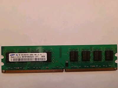 Samsung 2GB 2RX8 PC2 6400U 666-12-E3 DDR2 M378T5663QZ3-CF7 0826 RAM ...
