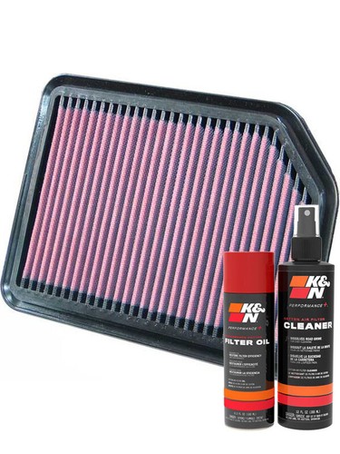 K&N Air Filter 33-2361 + Aerosol Recharge Kit | eBay