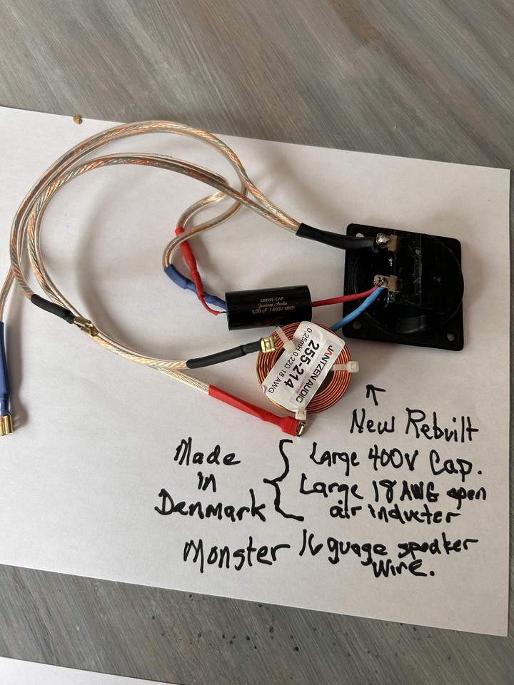 Advent Mini Advent II Speakers Rebuilt With New Capacitors and ...