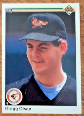 Gregg Olson Baltimore Orioles 1990 Upper Deck Baseball Card #604 Mint ...