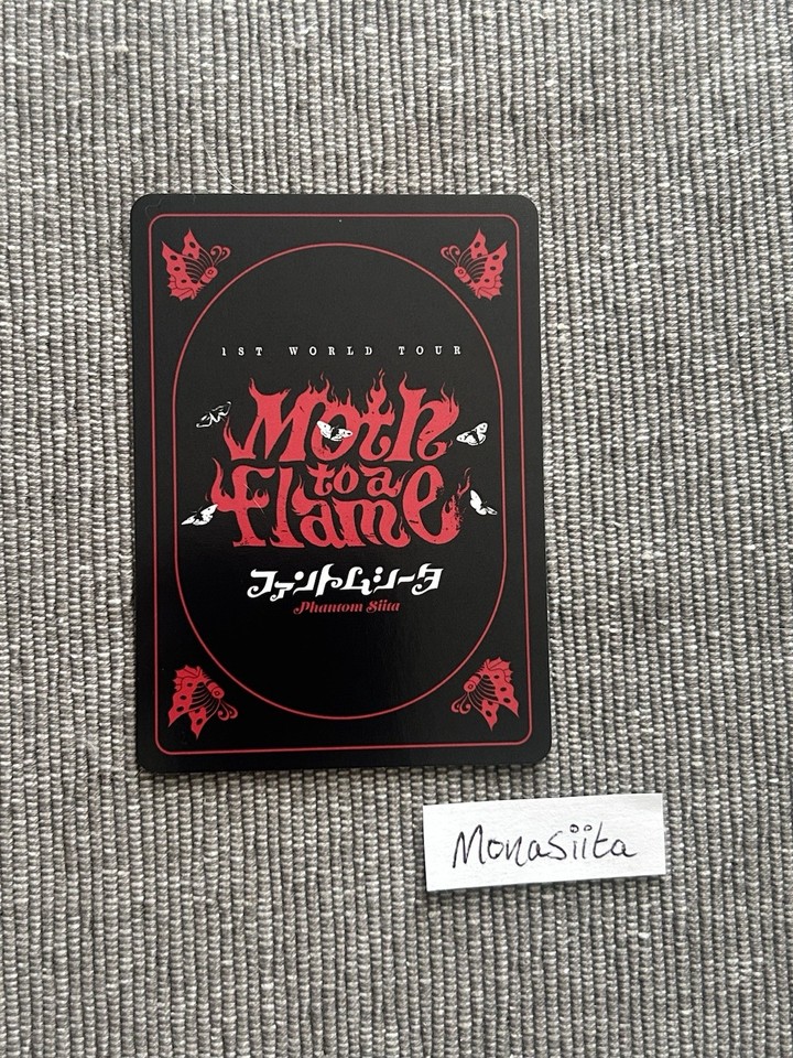 Phantom Siita Trading Card Moth to A Flame Photocard World Tour Group ...