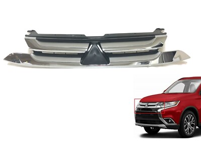 For 2016 2017 2018 Mitsubishi Outlander Grille Front Bumper Upper Grill ...