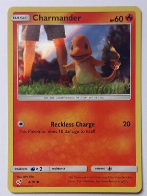 Pokemon - Charmander - Detective Pikachu 4/18 - Holo - LP | eBay
