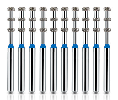 10 Pcs Dental Diamond Bur FG Depth Marker Cutter 834/016M DW-12 ...