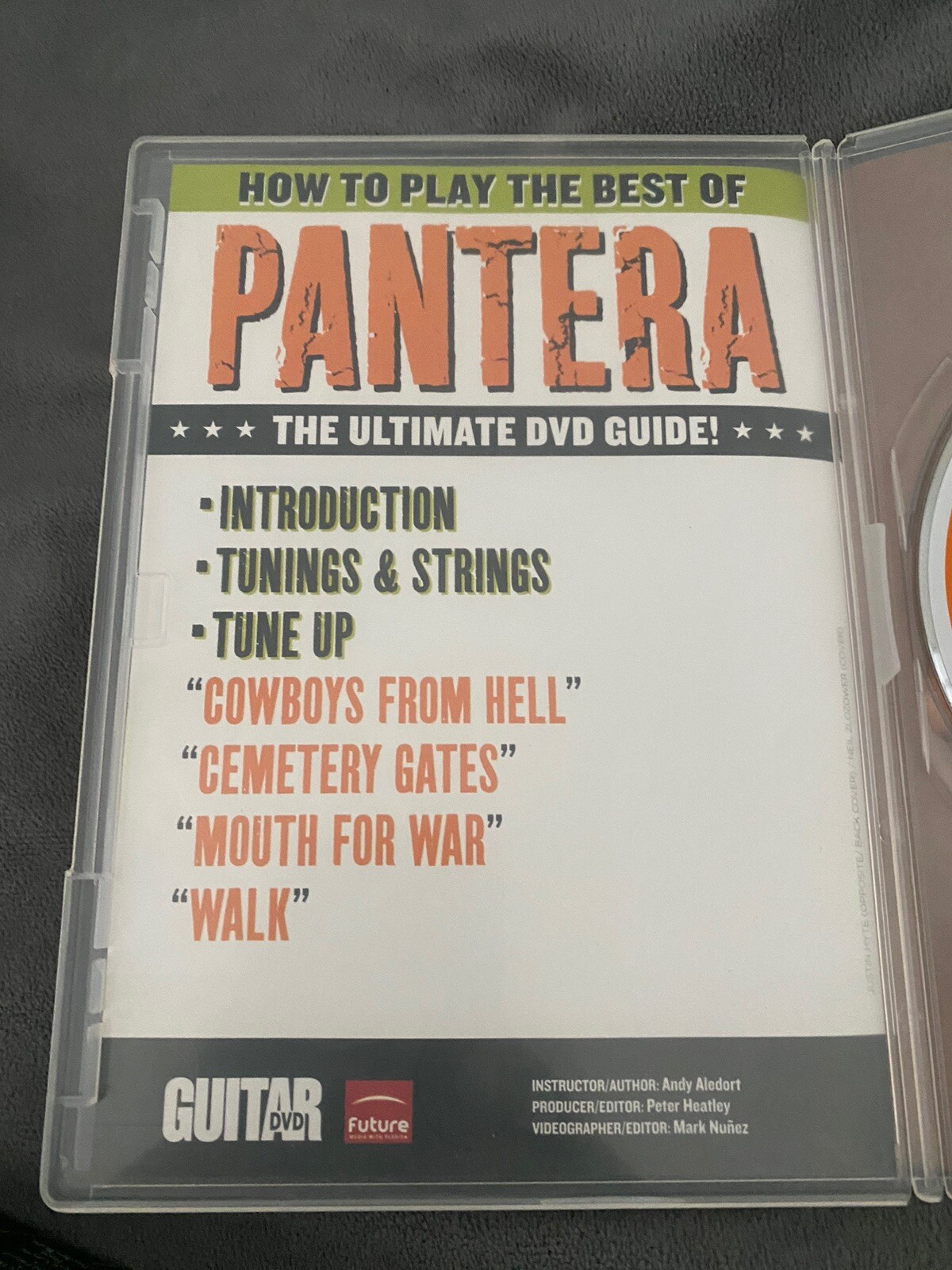 How to Play the Best of Pantera DVD Guitar World Instructional Guide ...