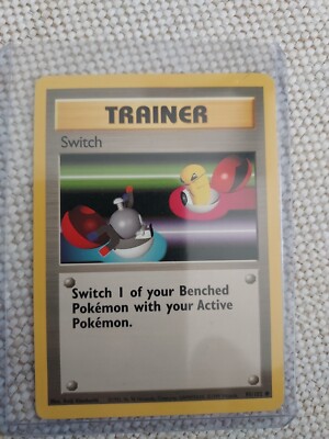 1999 POKEMON UNLIMITED BASE SET SWITCH TRAINER 95/102 | eBay