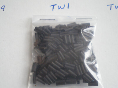 100 PCS. DOUBLE CRIMP SLEEVES GOOD FOR 60 TO 90 LBS. TEST #TW1 .053 I.D ...