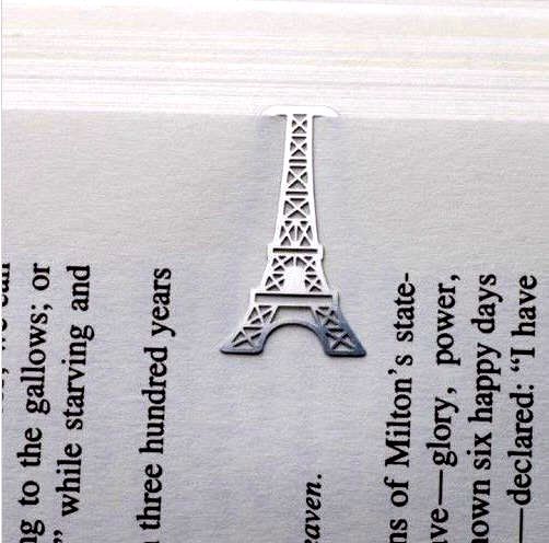 Metal Bookmark France Paris Eiffel Tower Little Stainless Steel ...