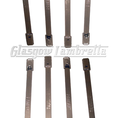 8 x 36cm STAINLESS STEEL CABLE TIE RODS / CABLE TIES LML Scomadi AJS ...