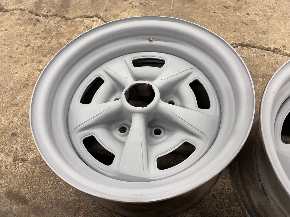 71 72 Pontiac GTO Firebird 14x7 Rally II Wheels Date Matched Set Of 5 M ...