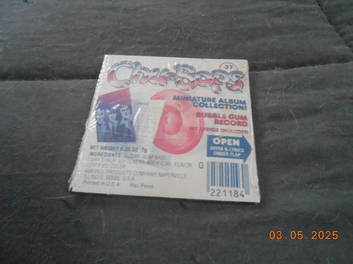 Promo Chu-Bops Miniature Bubble Gum Record RUSH "Moving Pictures ...