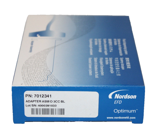 NORDSON EFD 7012341 ADAPTER ASSEMBLY-O-3CC-BL-3' HOSE NEW IN BOX | eBay