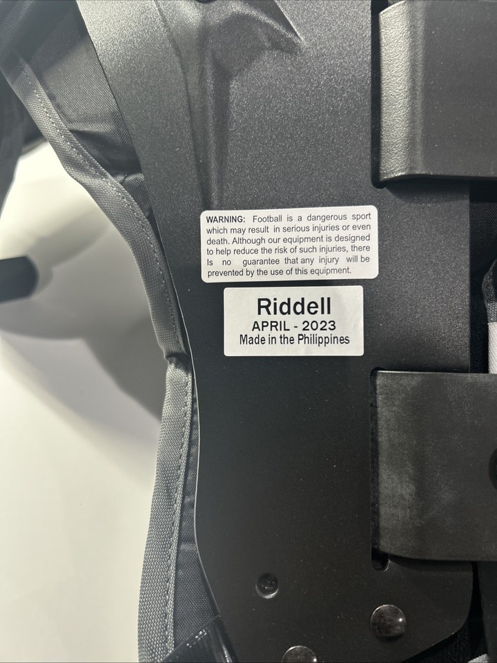 Riddell Power JPK+ Shoulder Pad With Back Plate XS. 32”-34”/14”-15 ...