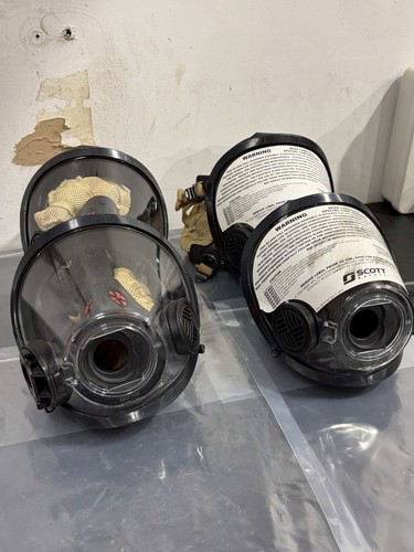 Scott AV3000 HT Scba Mask - Medium (LOT OF 6) | eBay