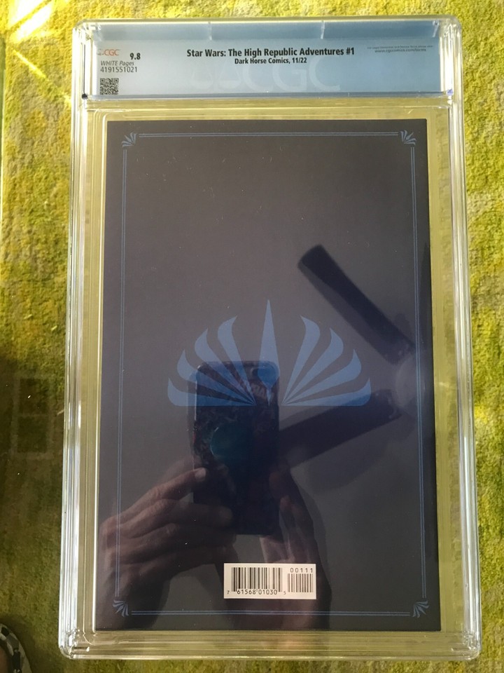 STAR WARS HIGH REPUBLIC ADVENTURES #1 CGC 9.8 W (2022) DARK HORSE KEY ...