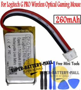 260mAh Replacement Battery for Logitech G PRO Wireless Optical Gaming ...