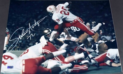 JOHNNY RODGERS SIGNED AUTOGRAPHED NEBRASKA CORNHUSKERS 16x20 PHOTO COA ...