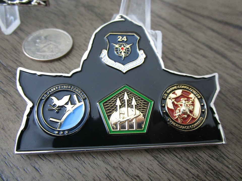 Reaper Watcher CYBERCOM USN USAF CYBER Challenge Coin | eBay