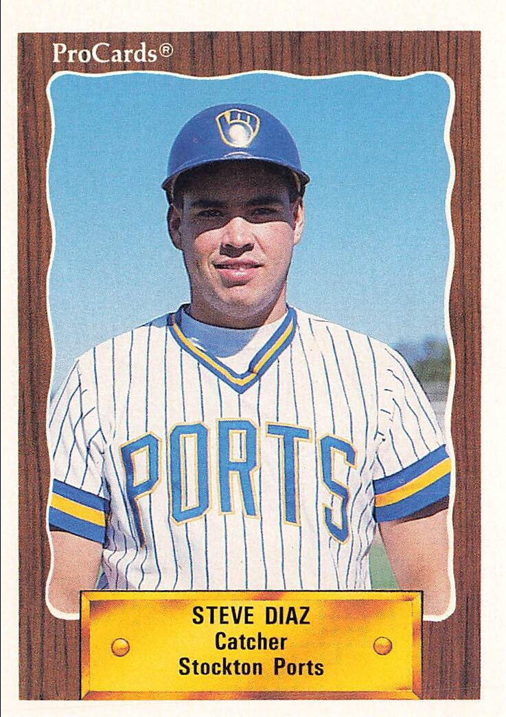 1990 ProCards #2187 Steve Diaz Stockton Ports | eBay