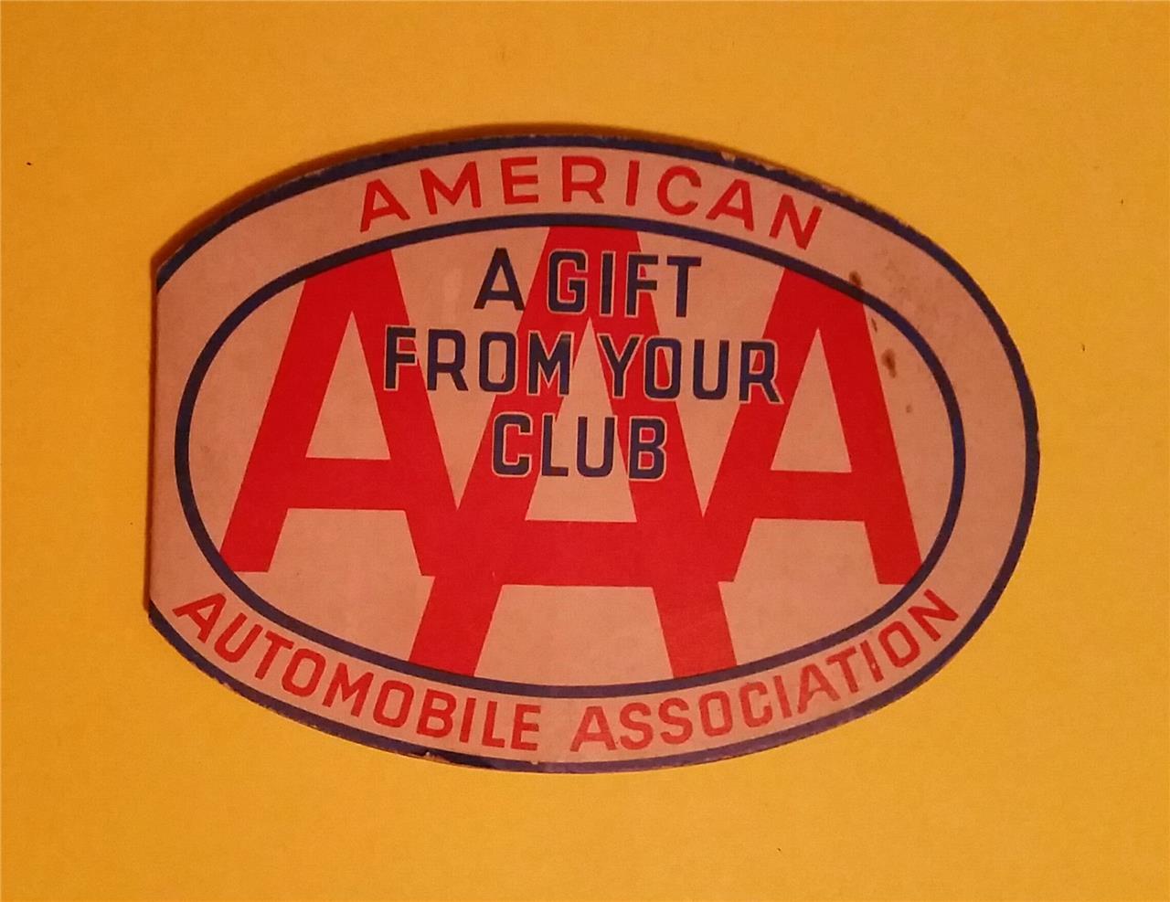 RARE VINTAGE "1940-50's AAA AUTO CLUB PROMOTIONAL SEWING NEEDLES GIFT ...