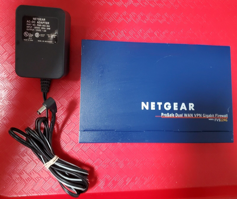 NETGEAR ProSafe Dual WAN VPN Gigabit Firewall Network Router Model ...