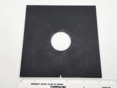 Vintage 34mm Hole 5.25"x5.25" 130mm Lens Board f Linhof 5x7" IV & V ...