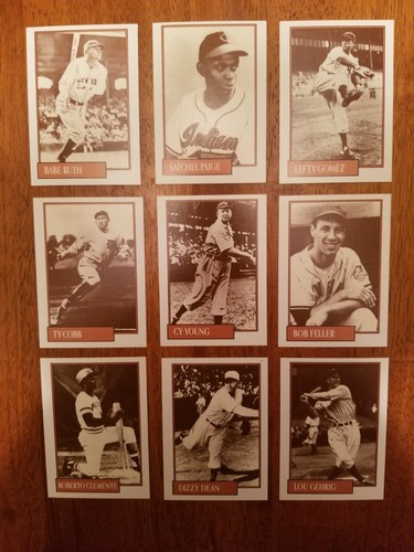 Babe Ruth 1991 Homers Cookies 9 Card Set Mint Condition-Page,Young ...