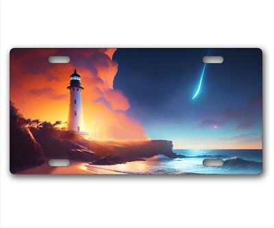 Aluminum License Plate, Standard Size - 6" x 12" - Lighthouse | eBay