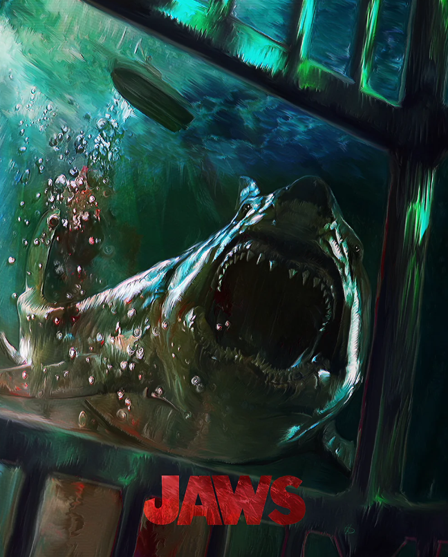 Jaws 2 Movie Fanart Fanarttv NEW SUPER RARE Glassjaw Material