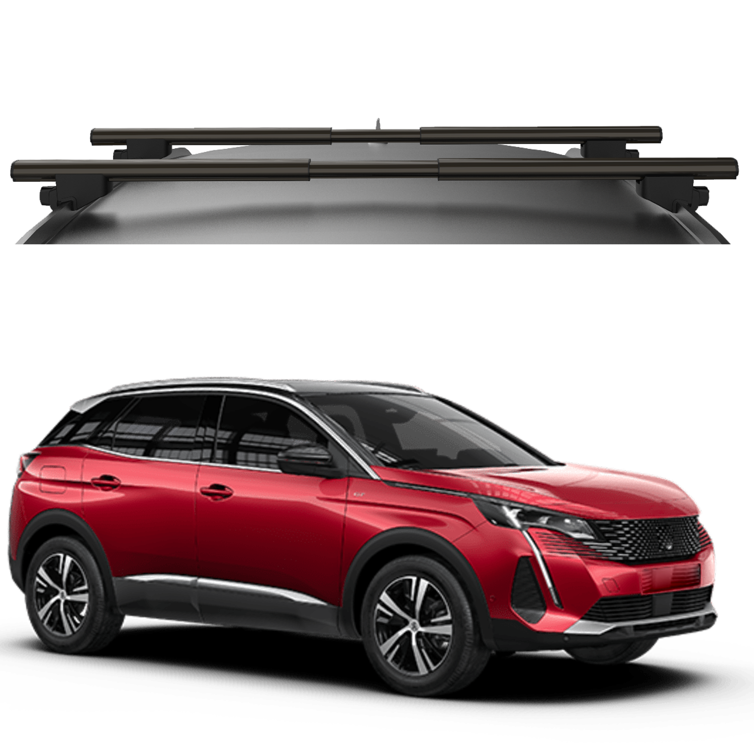 For Peugeot 3008 Roof Rack Cross Bars Luggage Carrier Bars Desing ...