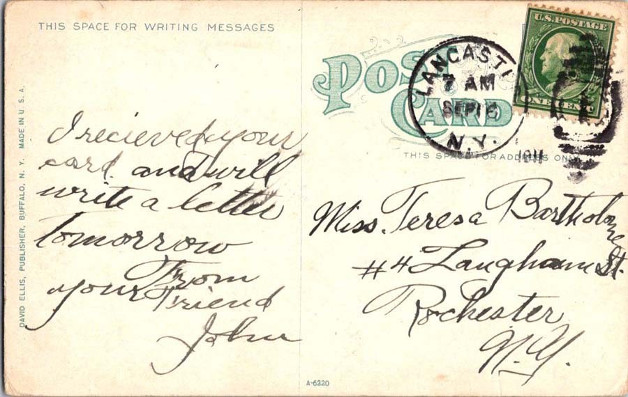 Buffalo New York NY : HOTEL SCENE d/08 AW9206 | eBay