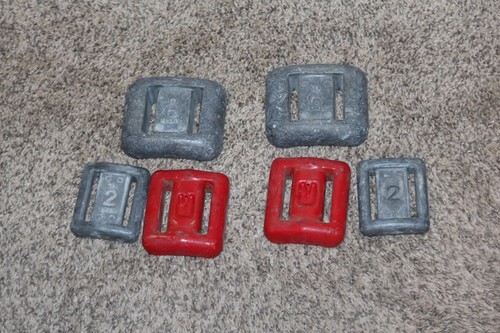 22 lb Sea Pearls Lead Scuba Diving Weights 2x-6lb, 2x-3lb 2x-2lb Coated ...