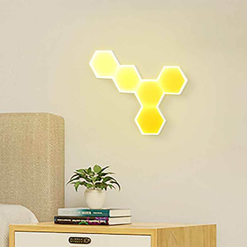 12 Pack Hexagon Lights RGB Led Hex Lights for Wall with Smart APP ...