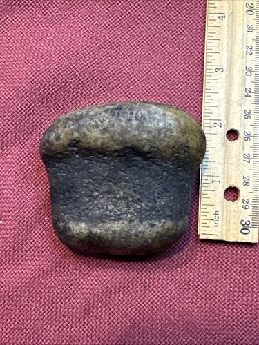 Native American Paleo Indian Artifact Grooved Net Weight Stone Tool | eBay
