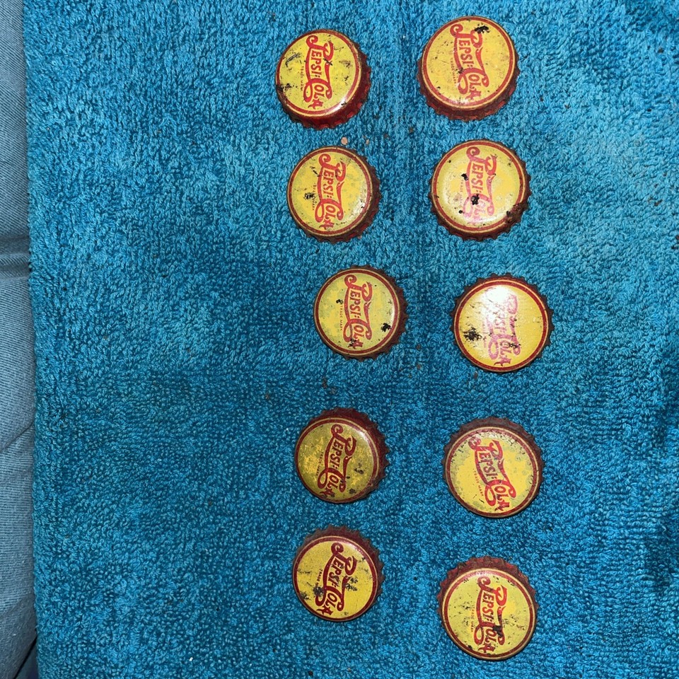 Lot Of 10 Cork Lined Pepsi Cola Bottle Caps | eBay