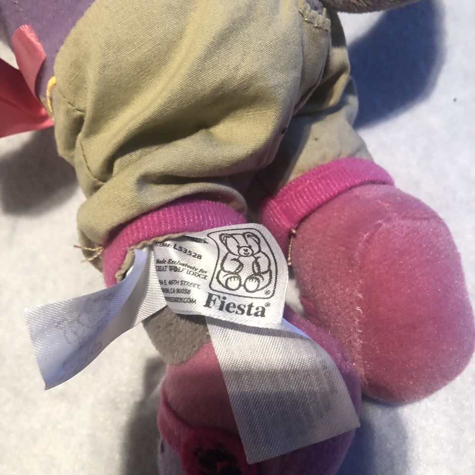 Fiesta Violet The Wolf Plush Stuffed Animal 11 Inch With Outfit Ice ...