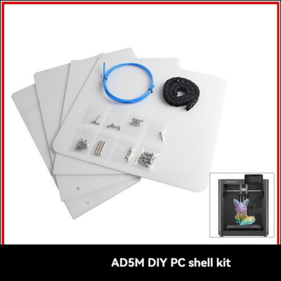 For FLASHFORGE Adventurer 5M 3D Printer Enclosure PC Material Case DIY ...