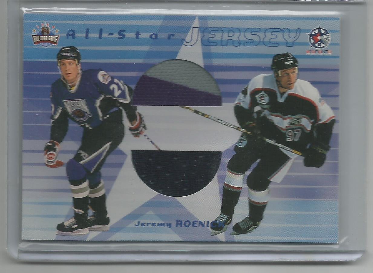 2001-02 BAP Memorabilia Jeremy Roenick All-Star Dual Jersey Card DASJ ...