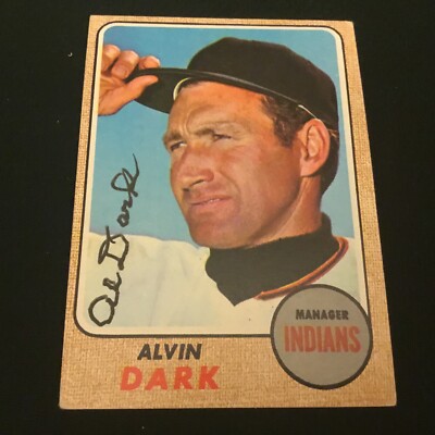 Autographed 1968 Topps Al Dark DEC. #H-1 | eBay
