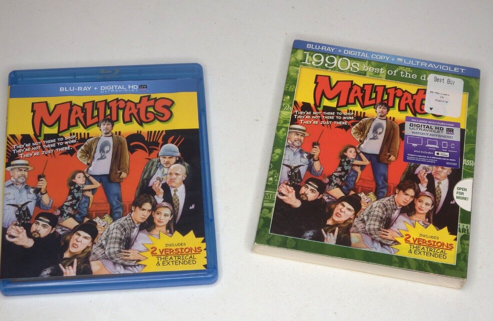 Mallrats (Blu-ray, 1995 Kevin Smith Film) w/Best Of The Decade 1990s ...